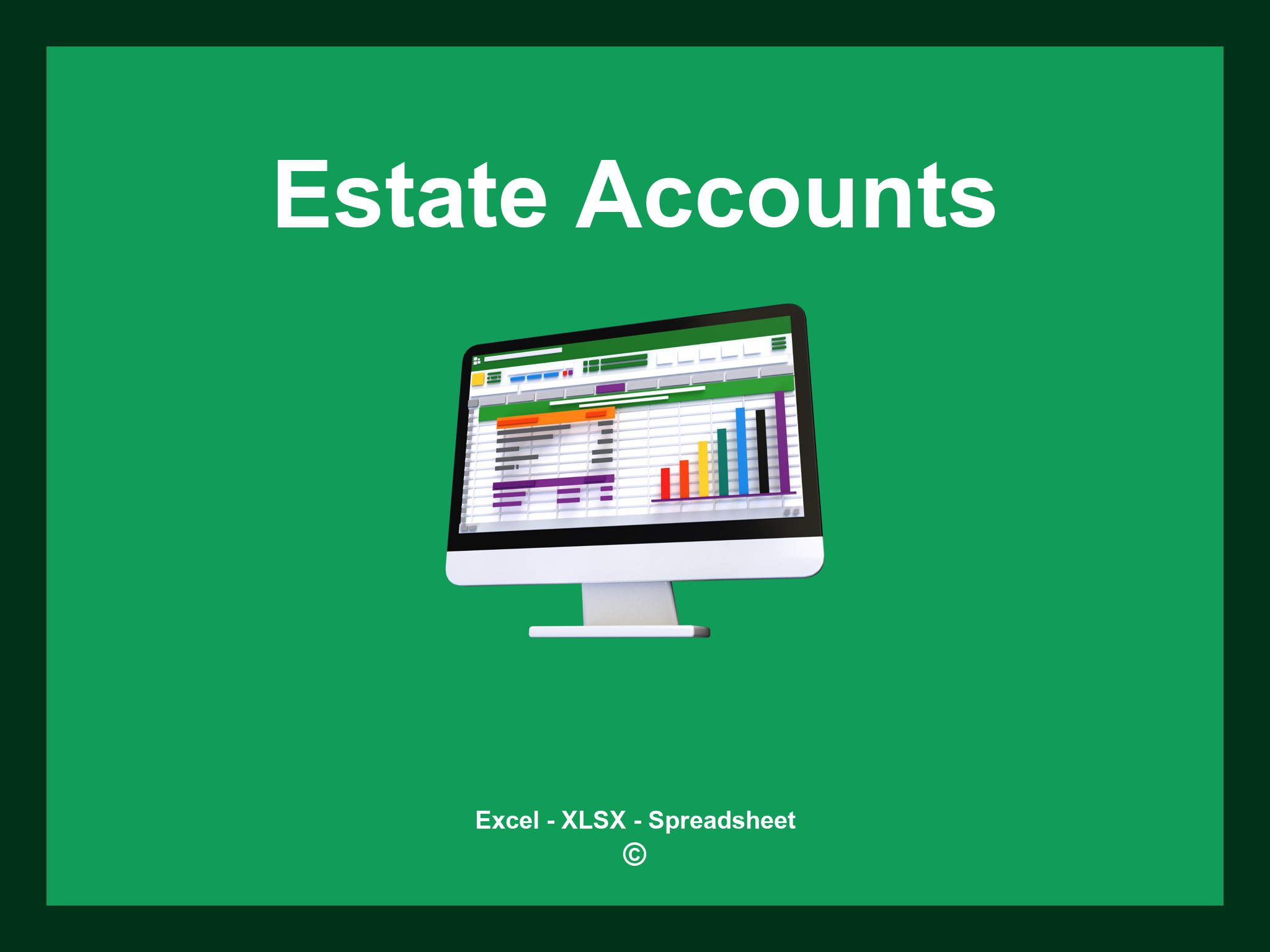 Estate Accounts Template Excel