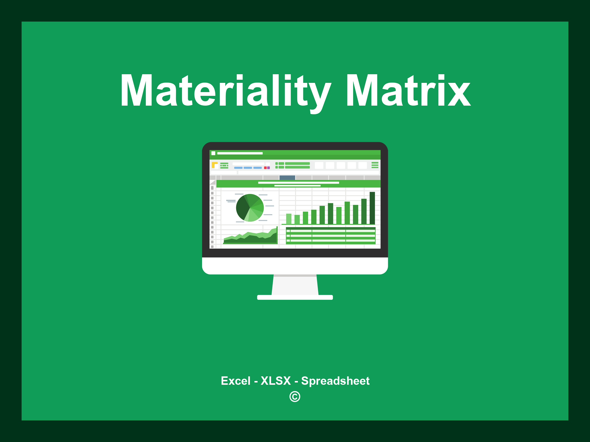 Materiality Matrix Template Excel